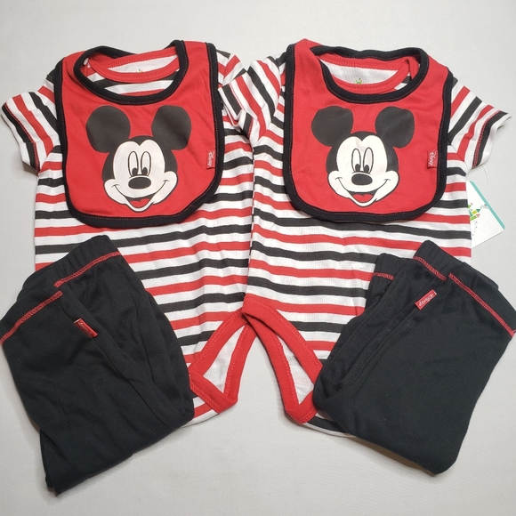 Disney | Matching Sets | Disney Mickey Twins Outfits Size 36m | Poshmark